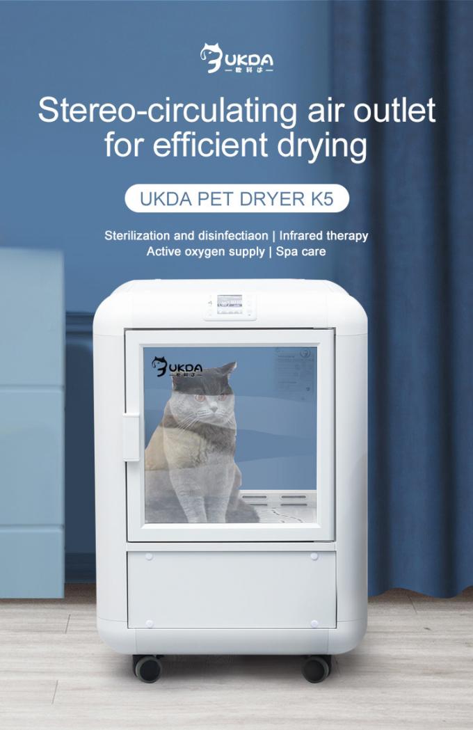 220V Automatic Pet Drying Box Low Noise Drying Cabinet Dog Grooming